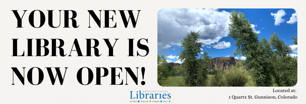 Gunnison County Library | Open and free to the public