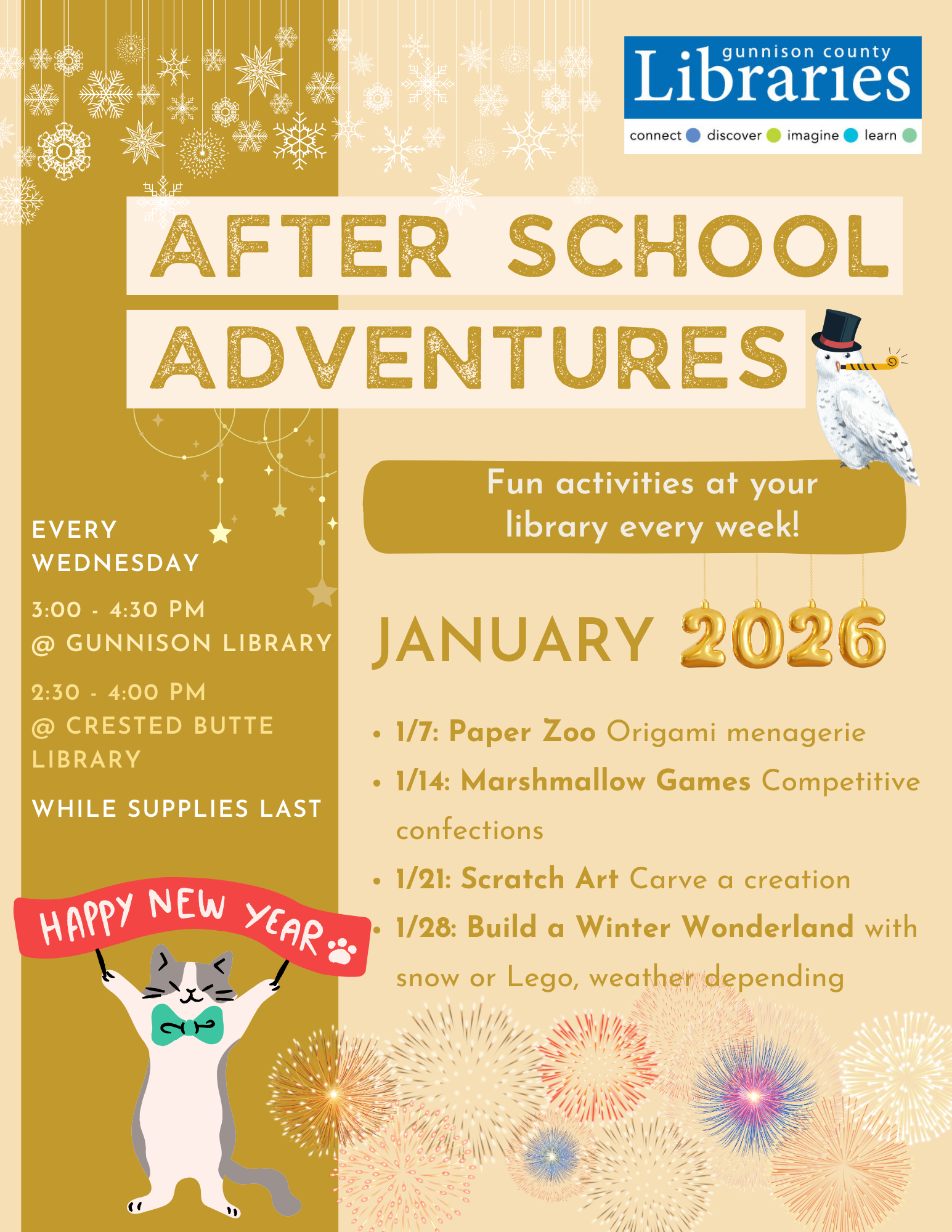 Crested Butte After School Adventures! - Gunnison County Library
